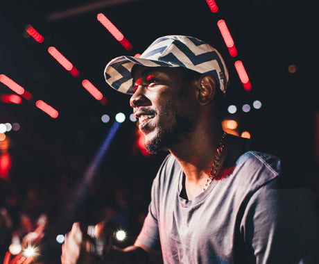 Kendrick Lamar at Hennessy X Shepard Fairey Launch - The Hundreds