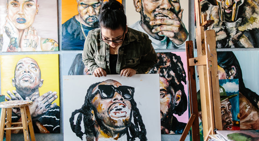 8/12 :: Portraitist Mariella Angela's "SCHEME" Solo Show @ Think Tank ...